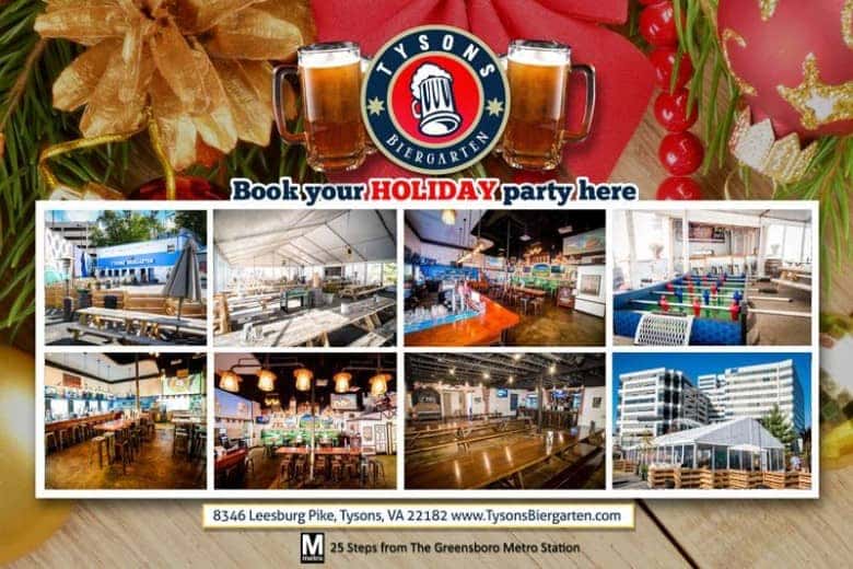 Booking Your Holiday Party at the Tysons Biergarten